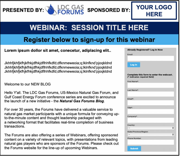 LDC Gas Forums Digital Offerings - LDC Gas Forums