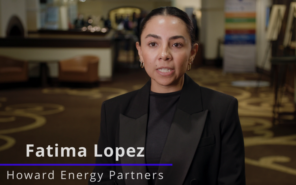 Fatima Lopez, Howard Energy Partners on the VALUE of attending the US ...